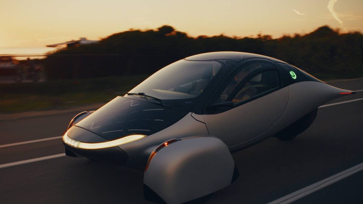 This solar EV claims up to 1,000 miles of range and adds 40 miles a day