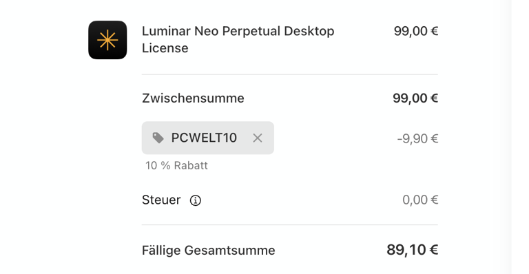 Luminar Neo nur noch wenige Tage günstiger: KI-Bildbearbeitung ab 89,10 ...