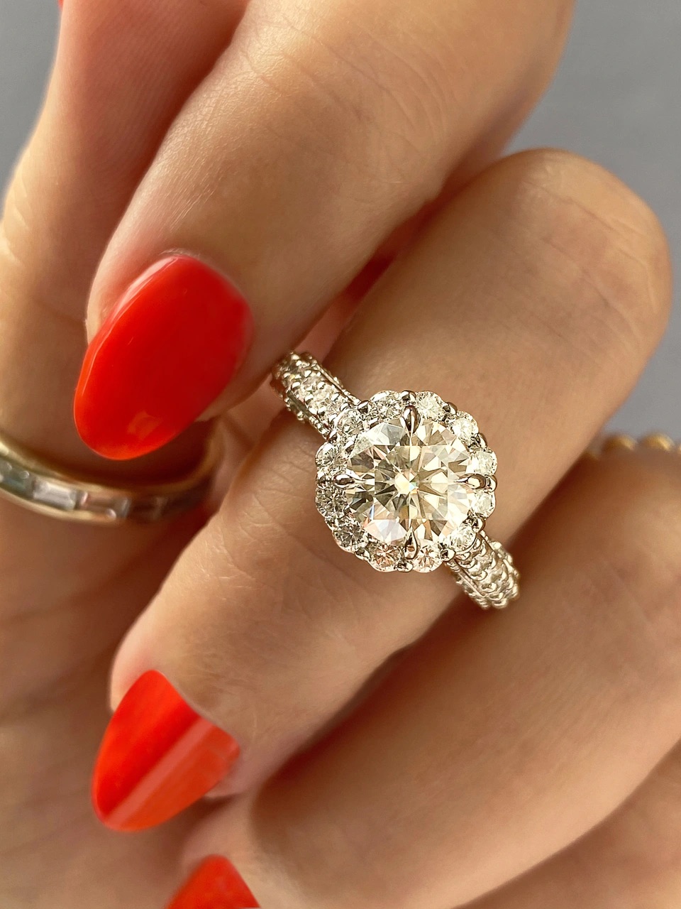 Cluster engagement rings are rising as alternatives to solitaires