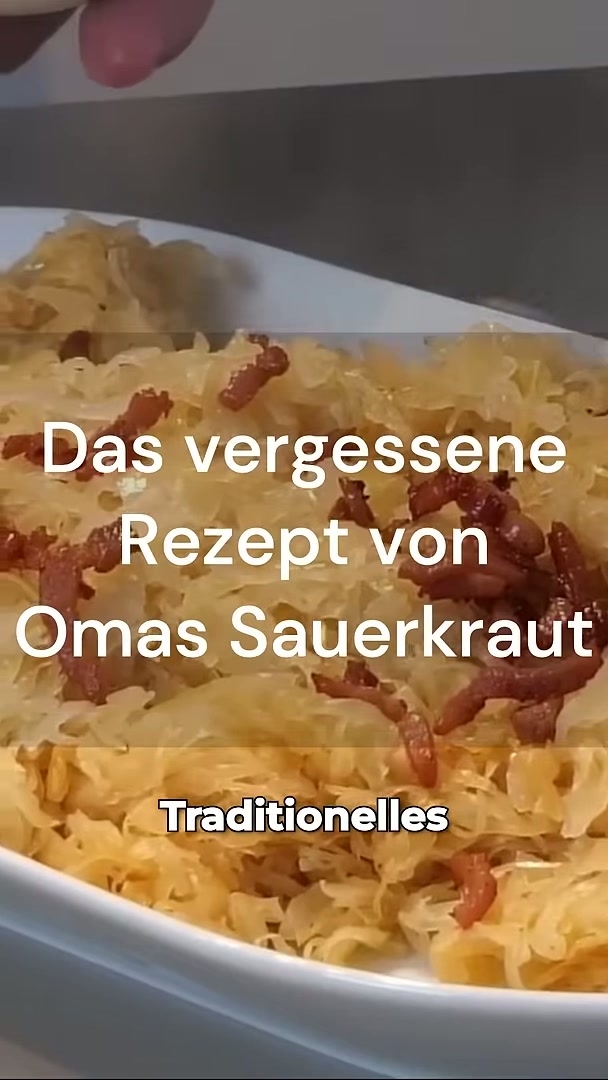 Omas Sauerkraut mit Speck zubereiten: Das Rezept, das du nie vergessen ...