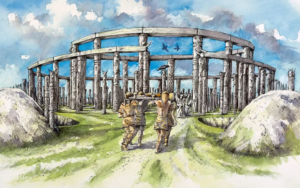 Ancient wooden monument near Stonehenge predates stones by 500 years