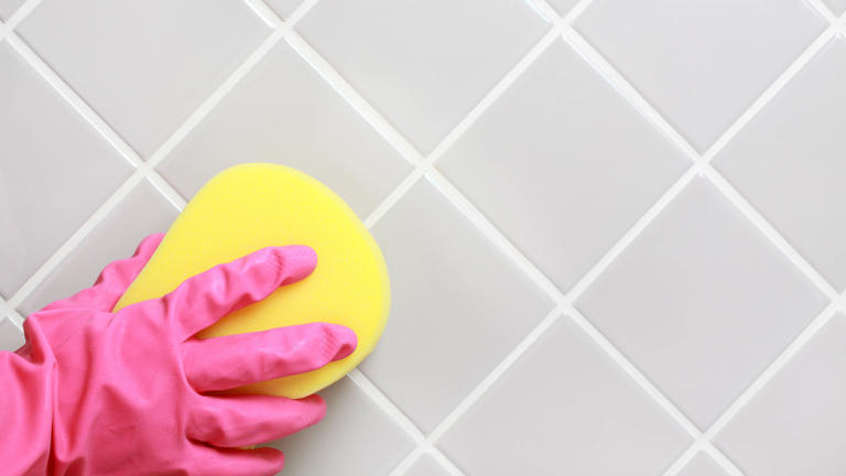 Why do I have pink mold in my bathroom, and how do I clean it?