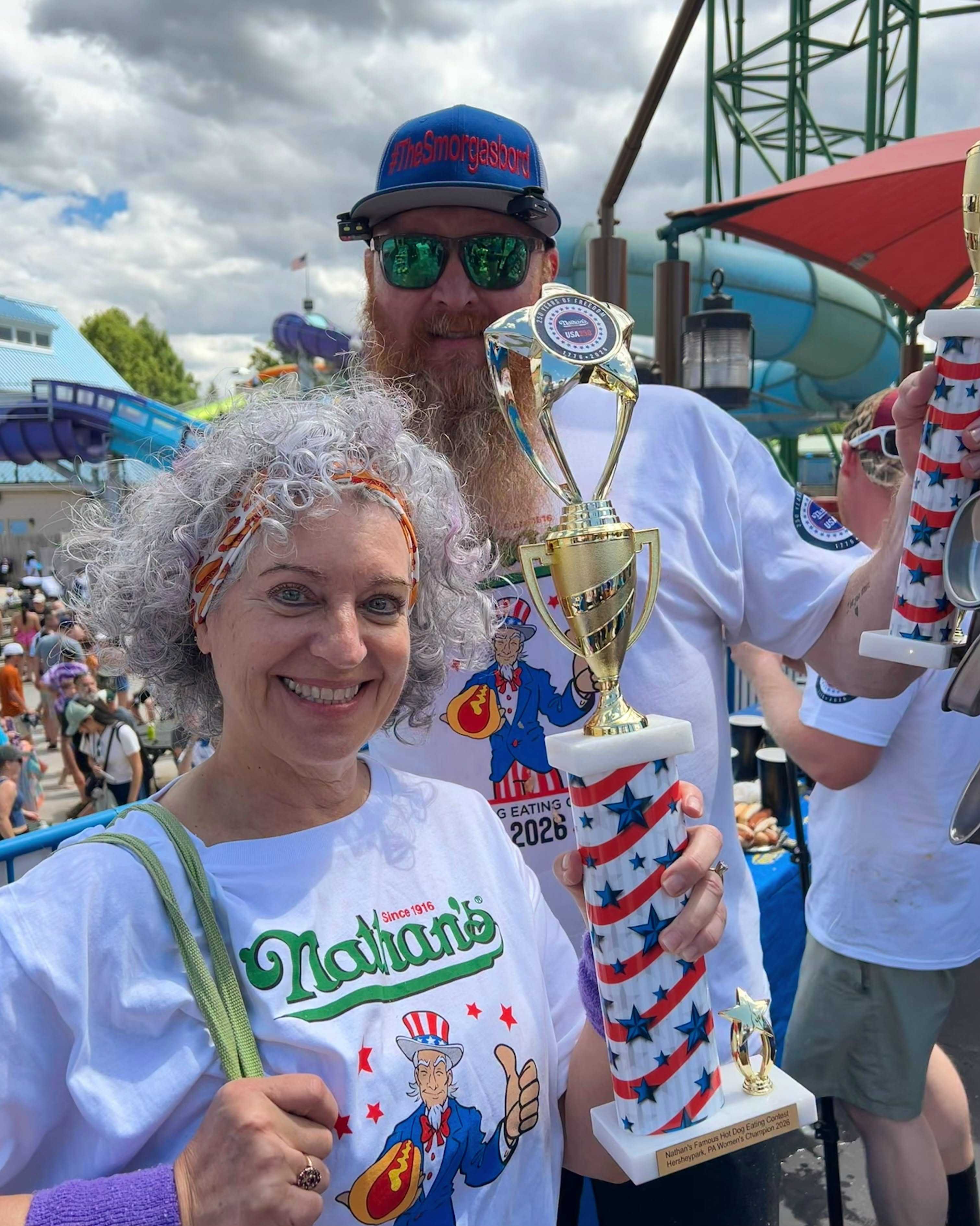 Hot dog eating contest | Hersheypark hosted a qualifier round for ...