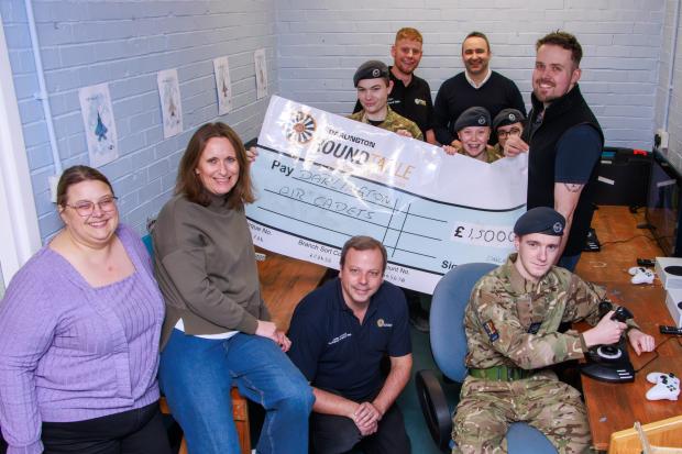 Santa’s Sleigh donation helps Darlington air cadets’ dreams take flight
