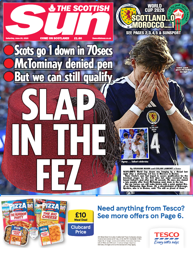 Scotland's papers: Tartan Army 'looking for a miracle' and Starmer exit ...