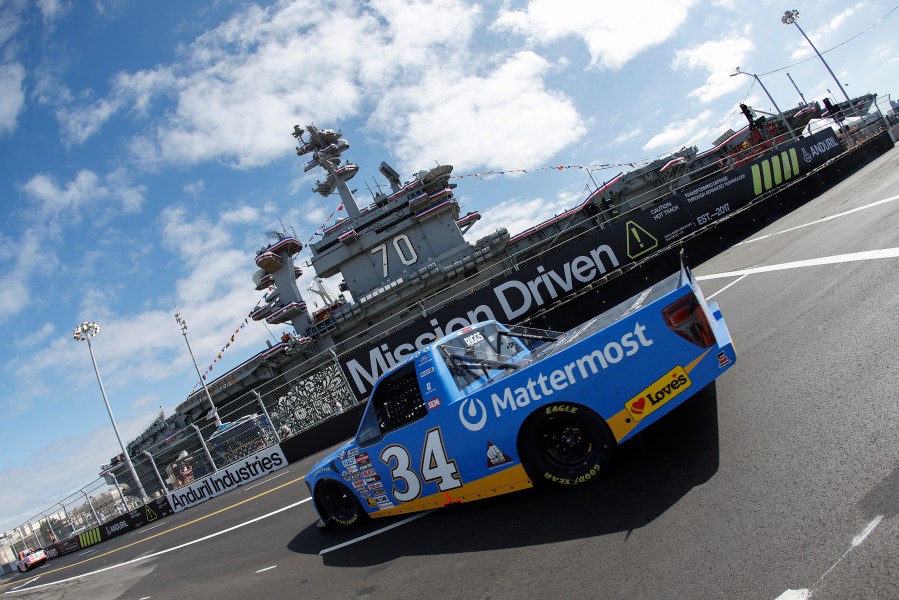Layne Riggs wins Truck Series in thrilling fashion at Naval Base Coronado