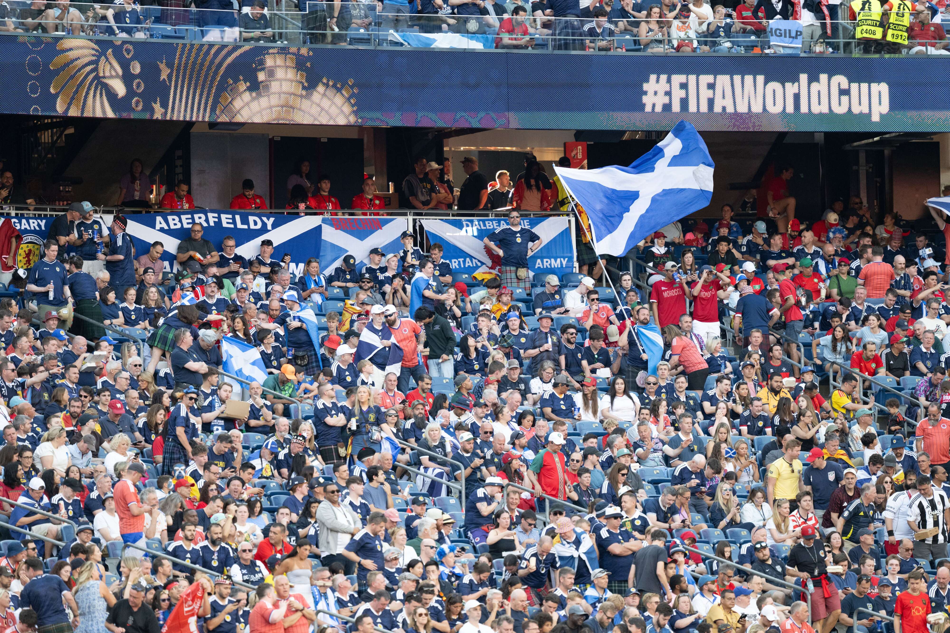 Former Patriots star Rob Gronkowski attends Scotland-Morocco, has ...