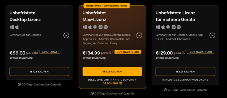 Luminar Neo nur noch wenige Tage günstiger: KI-Bildbearbeitung ab 89,10 ...