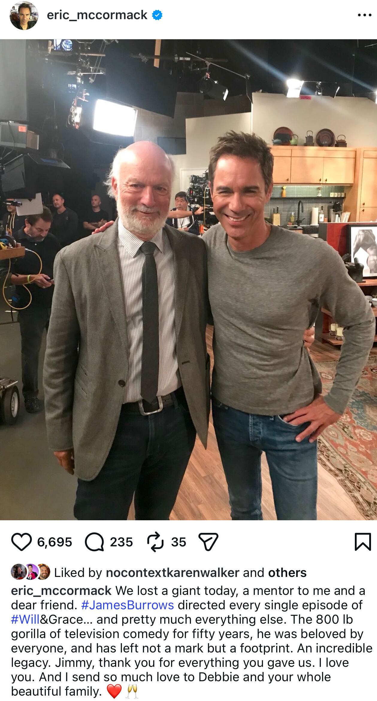 TV legend James Burrows, co-creator of Cheers and director for hit show ...