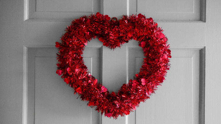 Don't toss old wire coat hangers - turn them into a DIY Valentine's Day ...