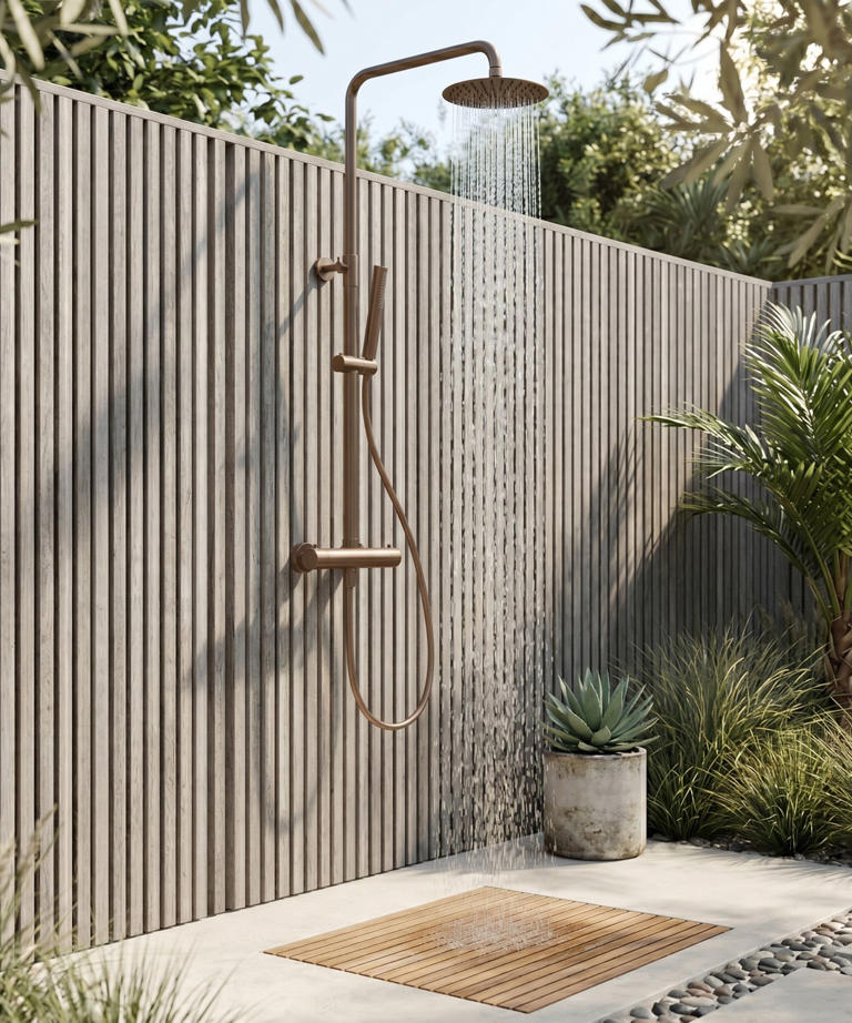 Why outdoor showers require more than just a water connection