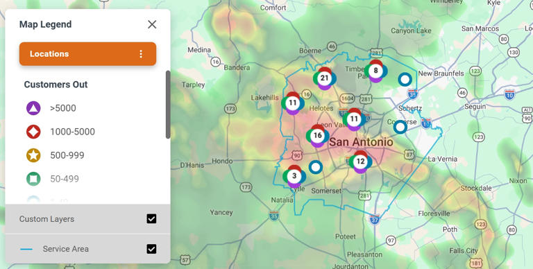 San Antonio power outage update: Nearly 40,000 affected; check CPS ...