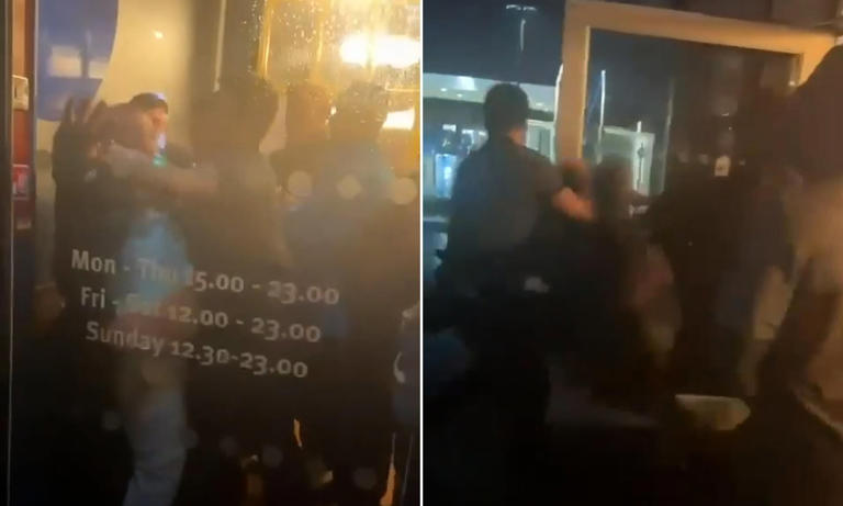 Fight breaks out at Lidl's first-ever pub on opening night as drinkers ...