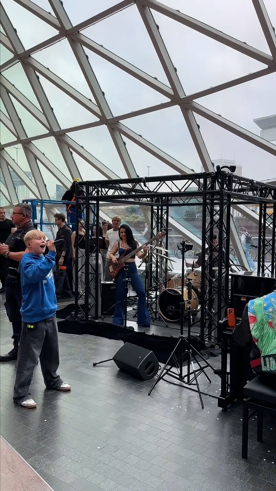A flashmob performance of Bohemian Rhapsody