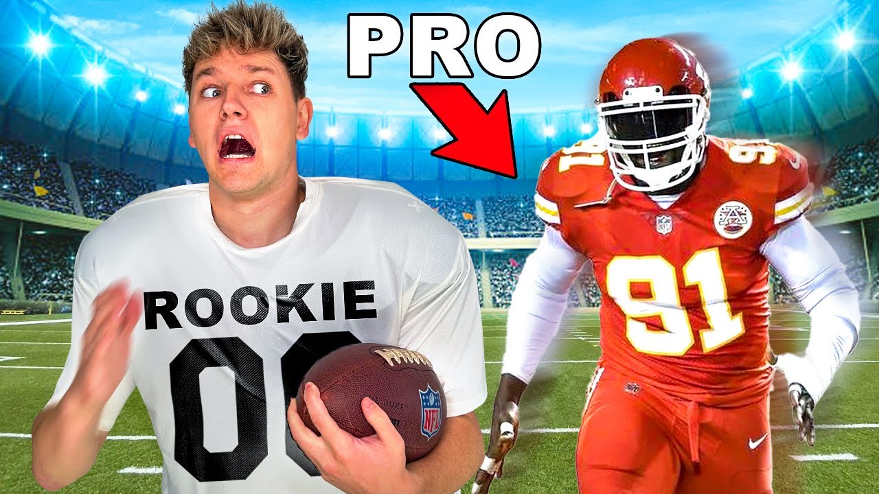 Athlete trains like a professional NFL player until securing a draft ...