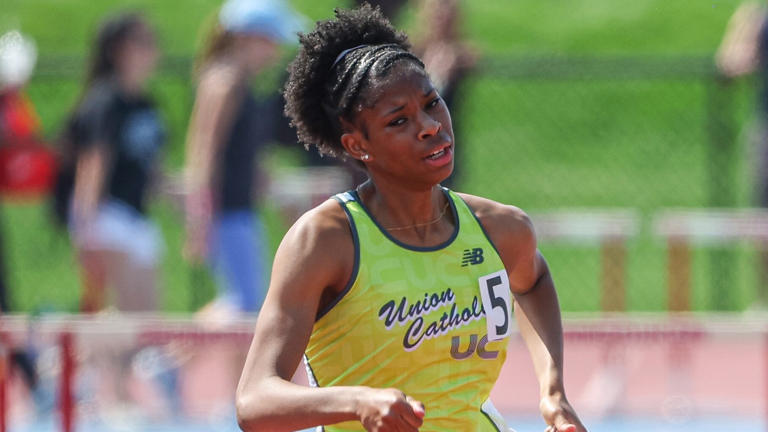 NJ girls track stars make for historic 400 hurdles race at New Balance ...