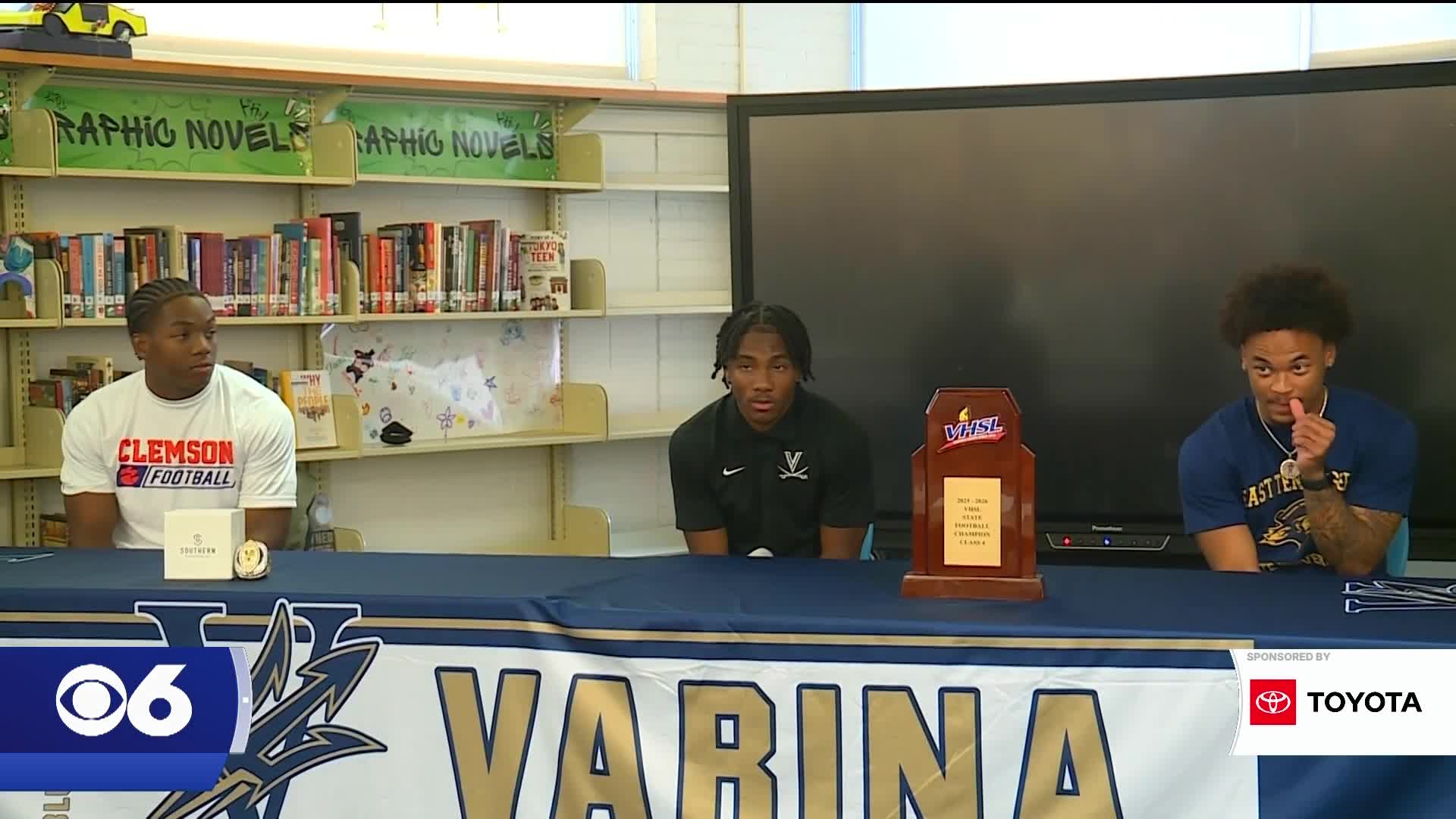 'It's bigger' than football after 3 Varina players NLIs, coach says
