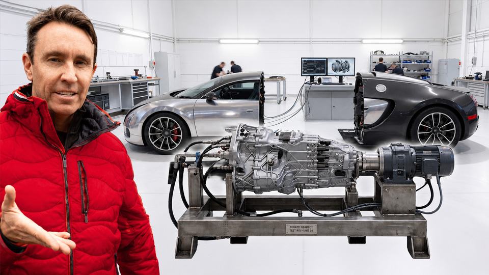 Attempting to build a £500,000 Bugatti gearbox test rig