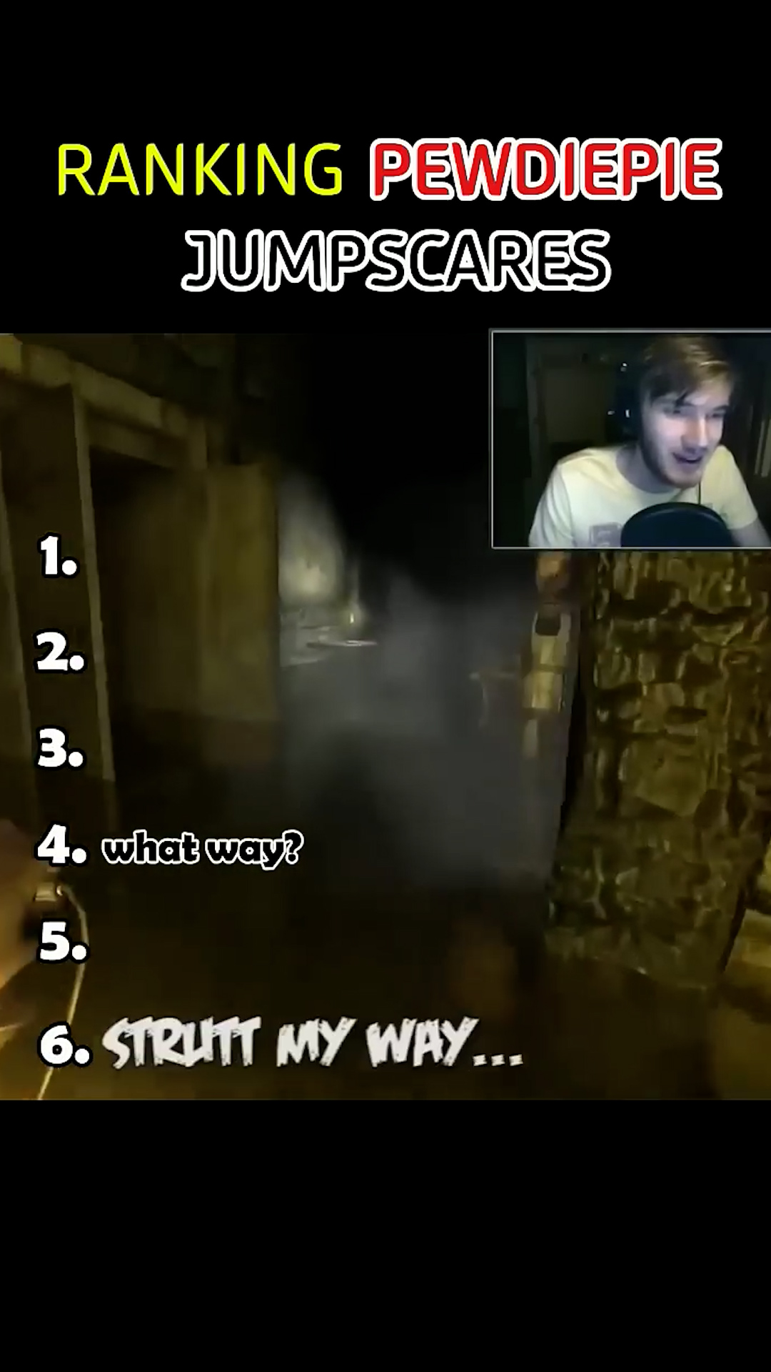 Ranking PewDiePie's funniest horror game jumpscares