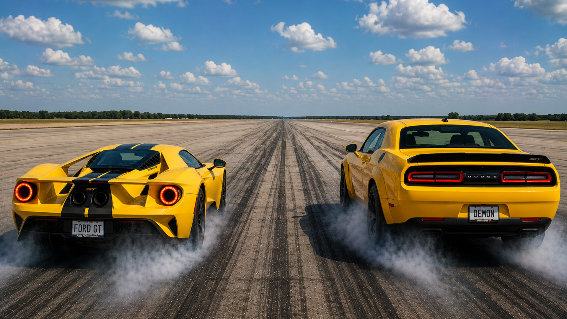 New Ford GT faces Dodge Demon in drag race