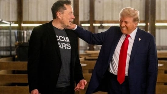Donald Trump calls Elon Musk 'Leon' during Air Force speech; internet ...