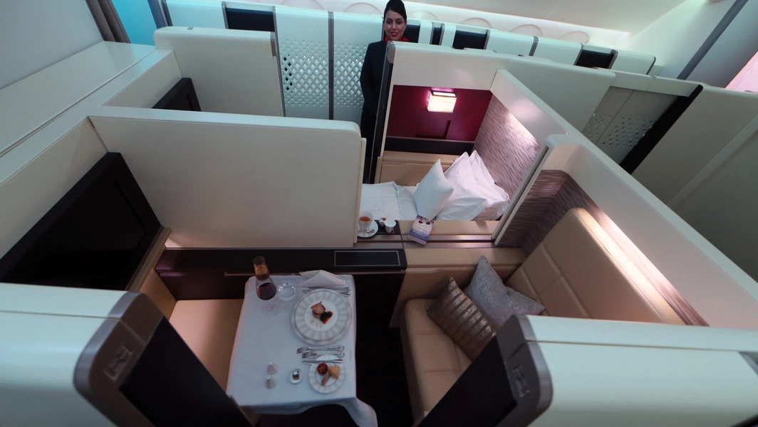 The evolution of first class air travel