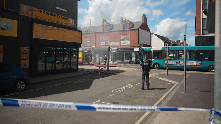 Two people in hospital after restaurant blaze