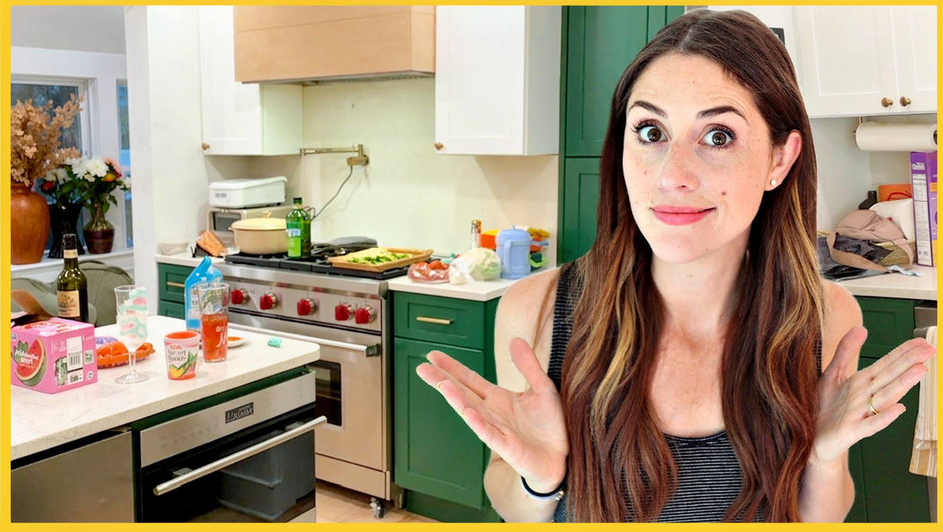 Kitchen counter clutter can disappear in minutes
