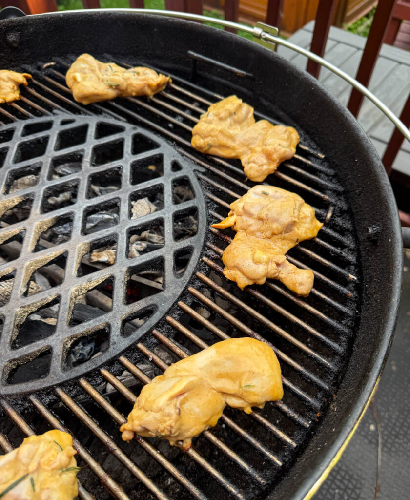 Dijon mustard, lemon and herb grilled chicken