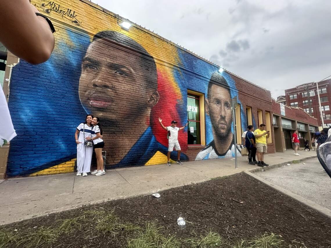 Mural with Messi? Ecuador soccer player impressed by teammate's ...