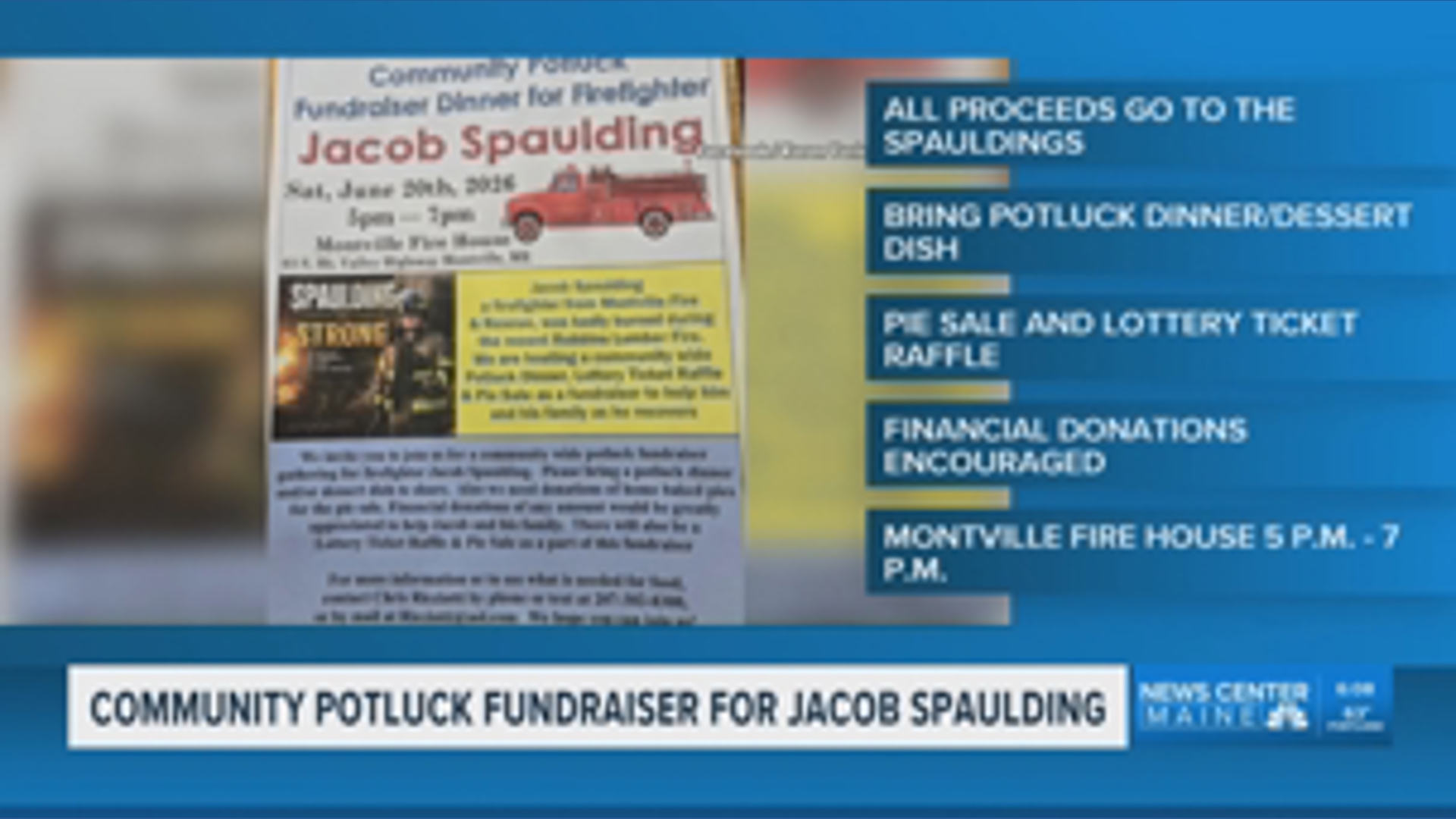 Montville fire potluck fundraiser for firefighter injured in Robbins ...