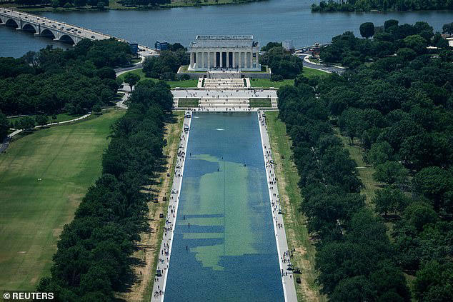 Three-time Olympian is arrested for allegedly damaging Reflecting Pool