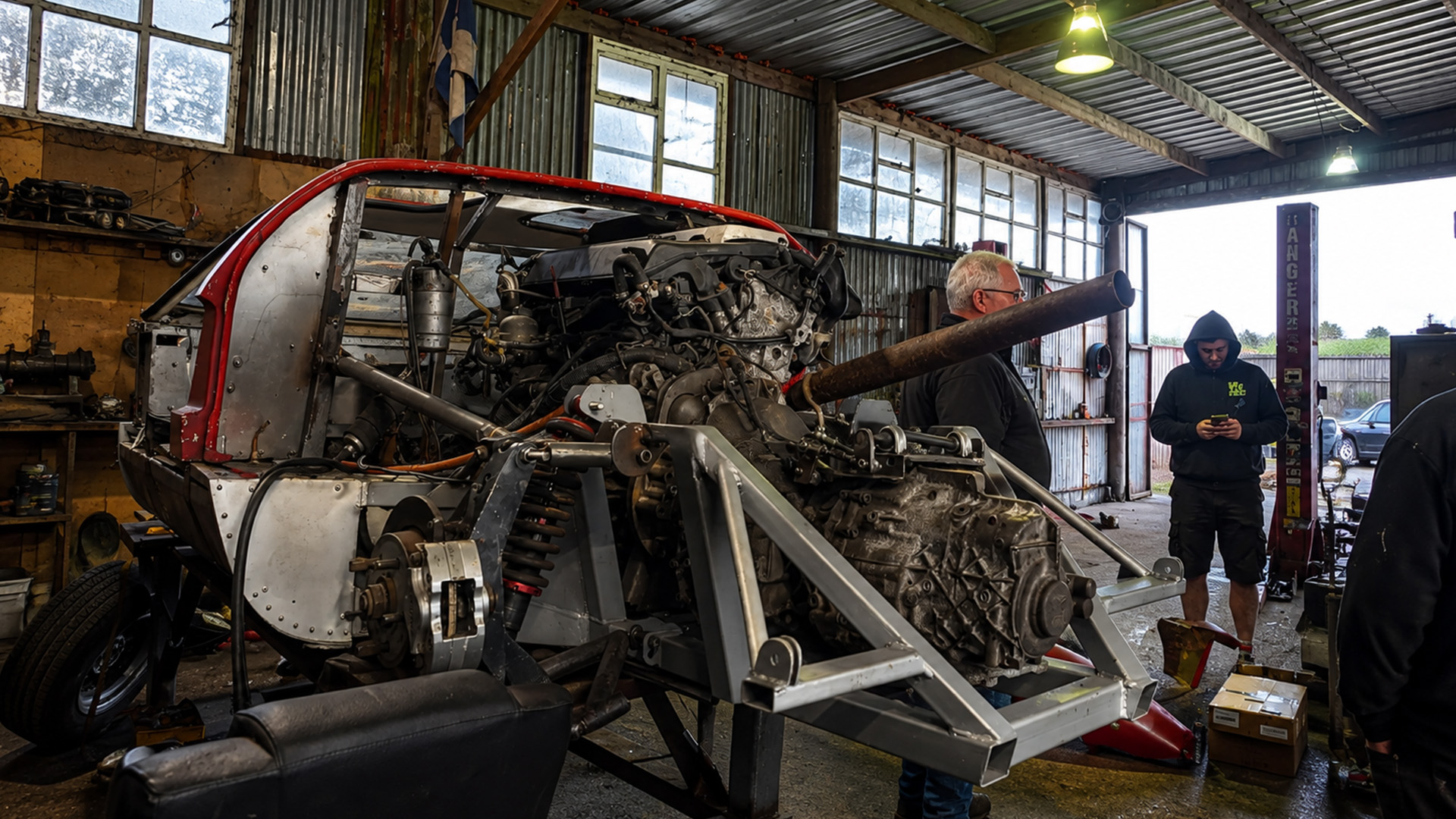 What happens when a GT40 gets diesel power?
