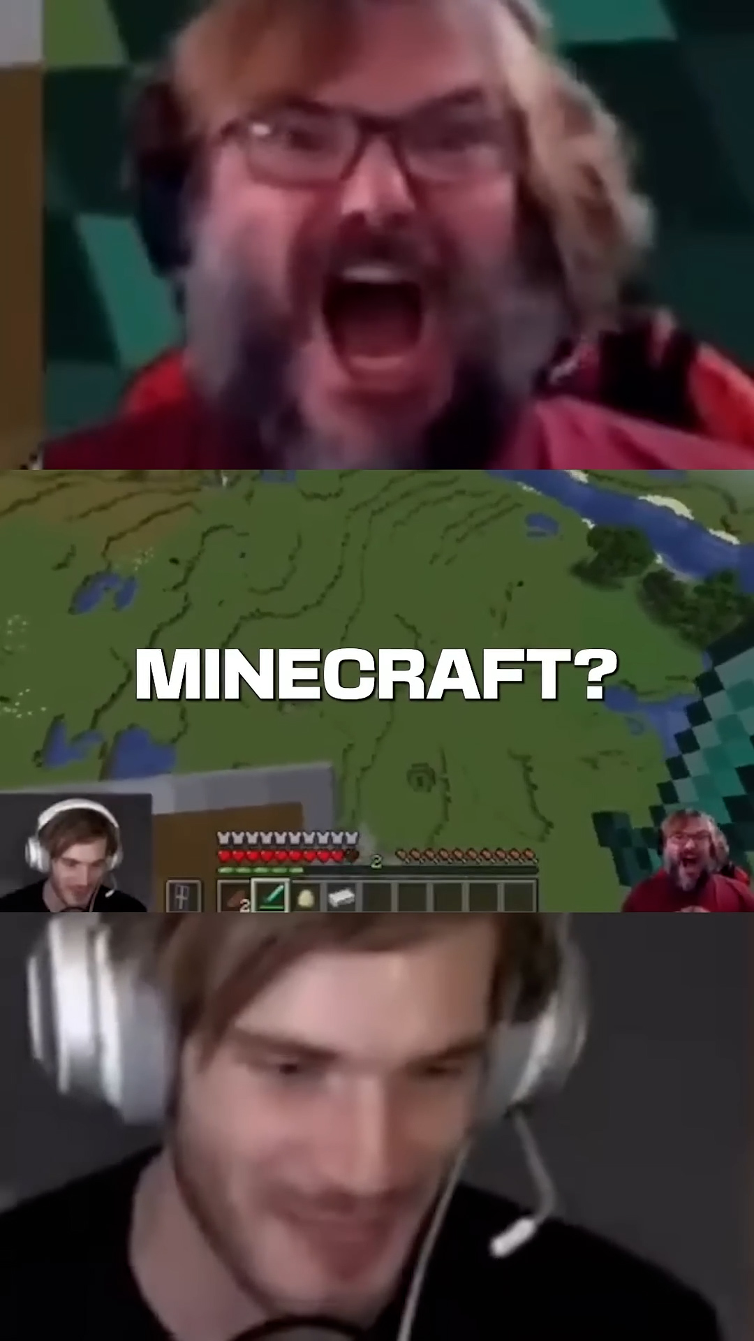PewDiePie backstabs Jack Black in Minecraft