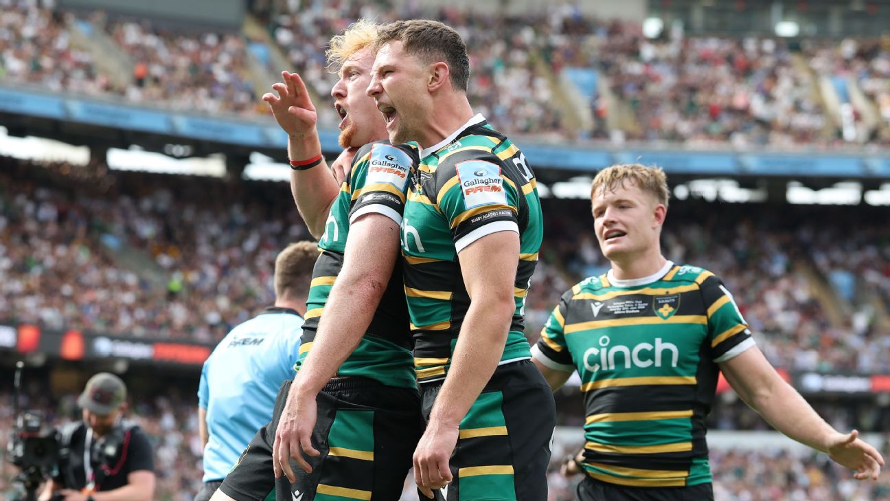 Northampton 26-17 Exeter: Saints capture Gallagher Prem title
