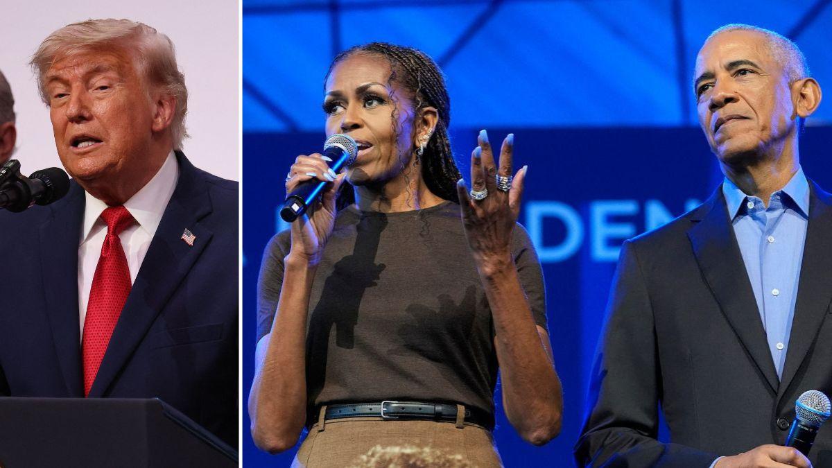 Michelle Obama humiliates Donald Trump at husband Barack's lavish A ...