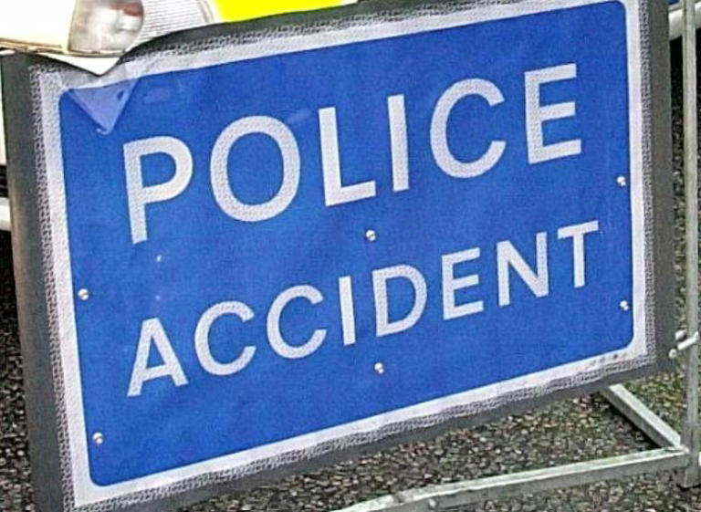 Two-car collision on A22 at Golden Cross, near Hailsham