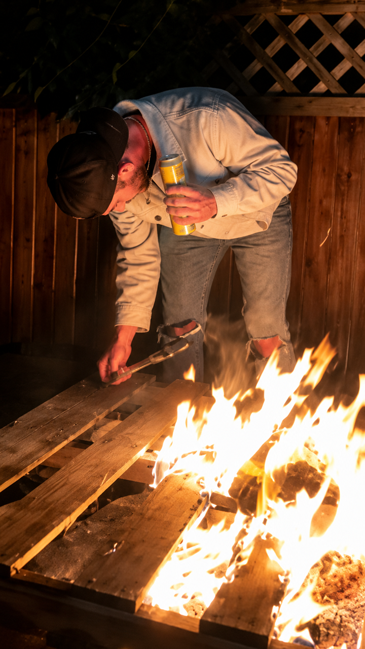 A simple moment quickly becomes a fiery comedy moment