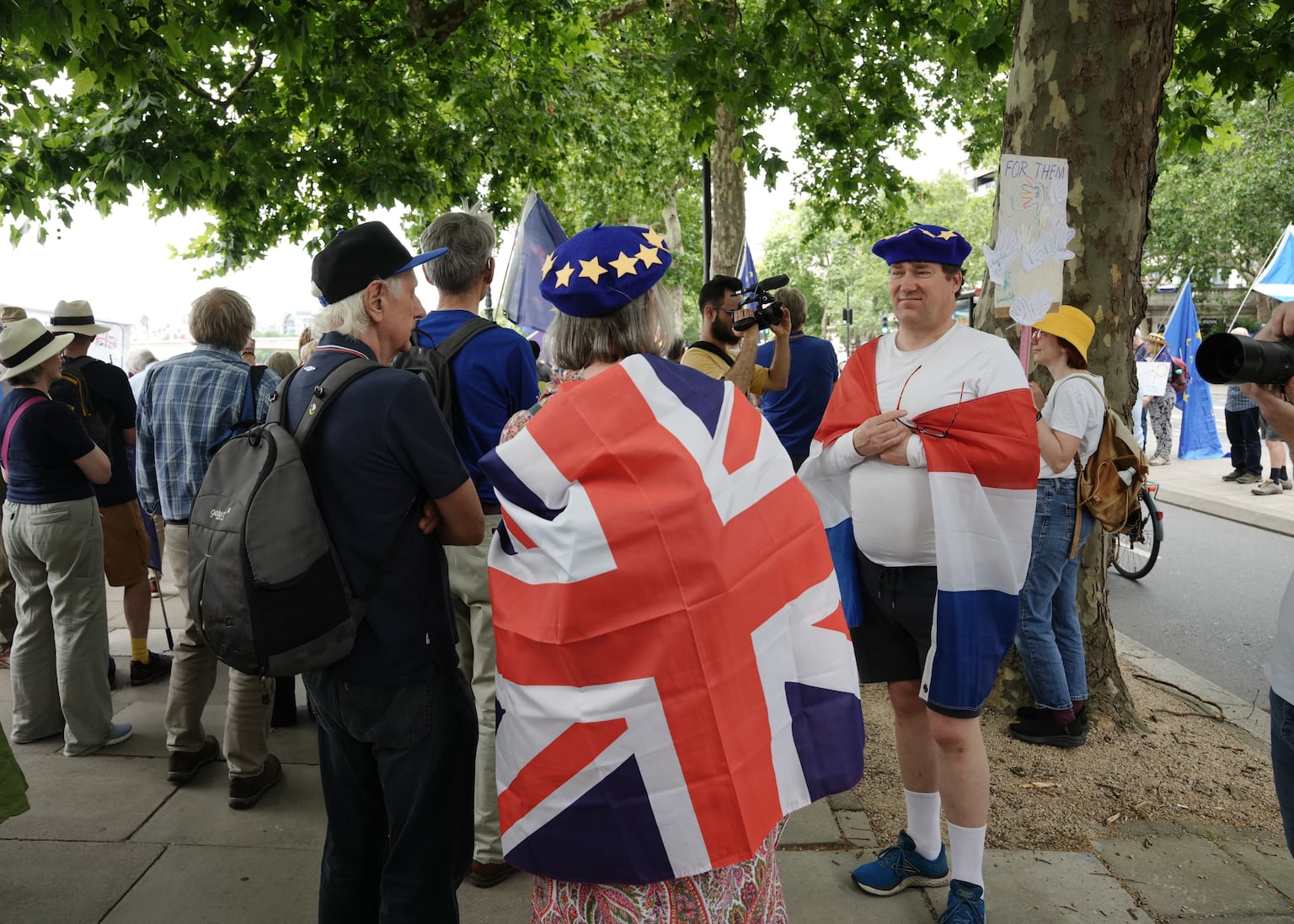 Brexit branded 'a travesty' as marchers call to rejoin EU