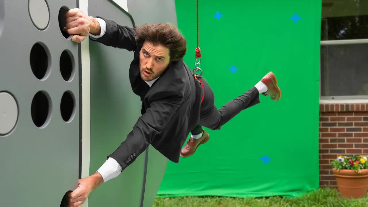 I recreated the most dangerous movie stunt at home!