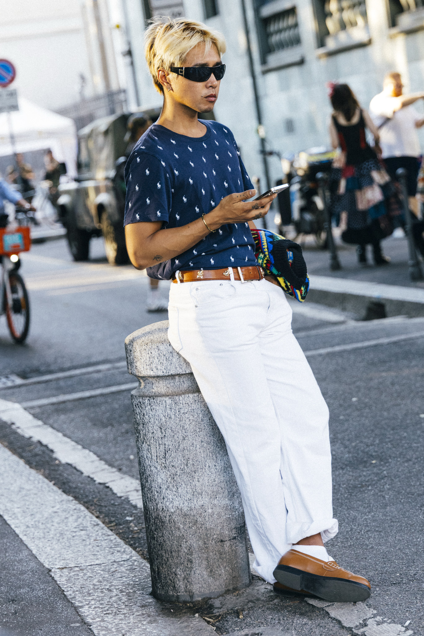 Street style from Milan men's fashion week spring 2027