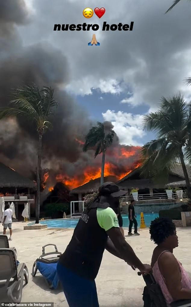 Soccer star's sister who works at resort ravaged by fire reveals guests ...