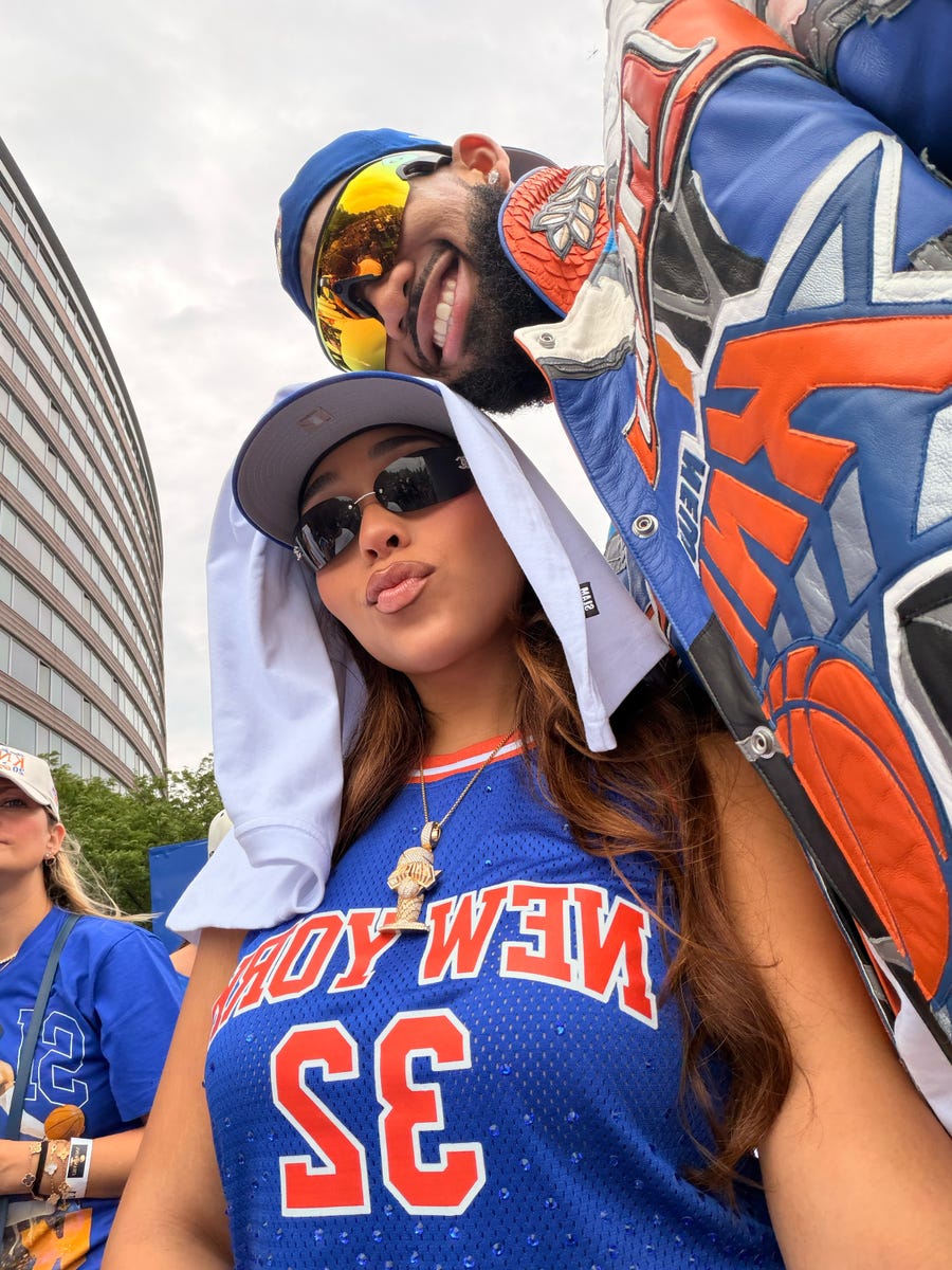 Jordyn Woods takes us inside the Knicks parade