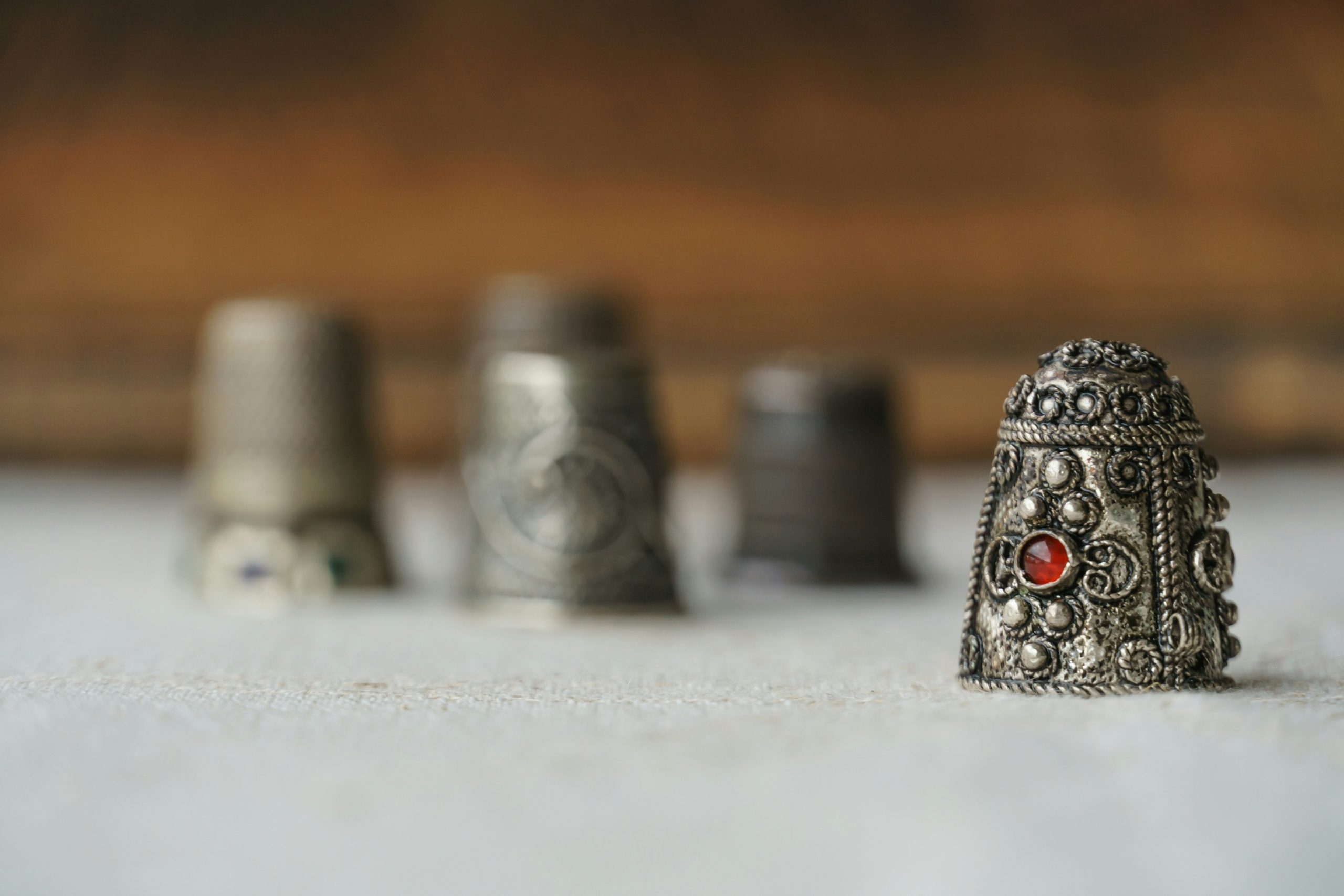 26 antique thimbles worth more than the fabric they protected