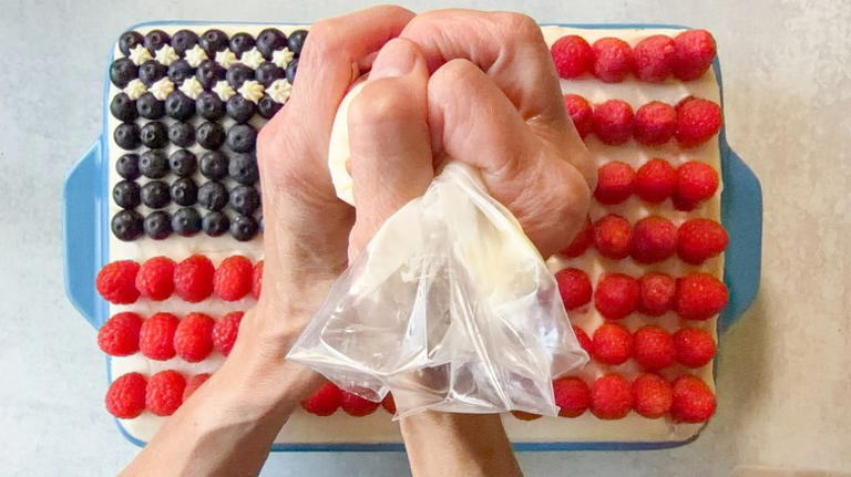 4th of July American flag cake recipe