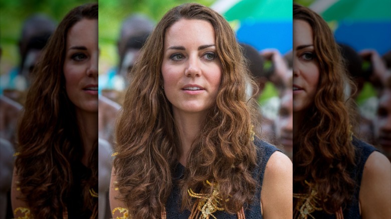 Kate Middleton's natural hair is so different from her normal style