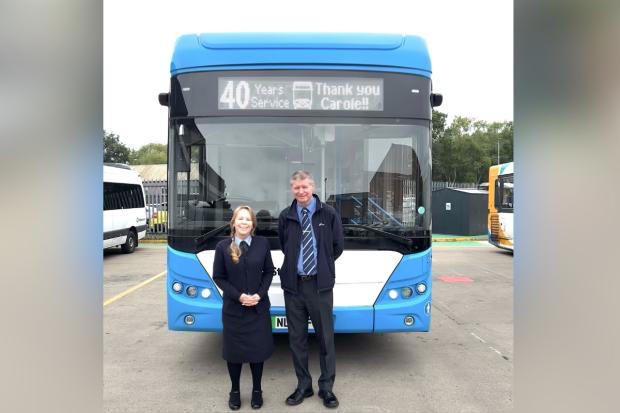 Long-serving North East bus driver celebrates 40-year milestone