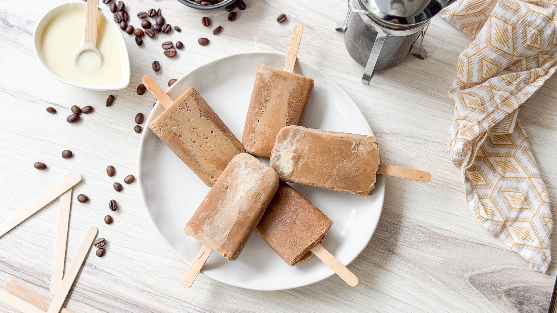 Easy 3-ingredient Vietnamese coffee popsicles recipe