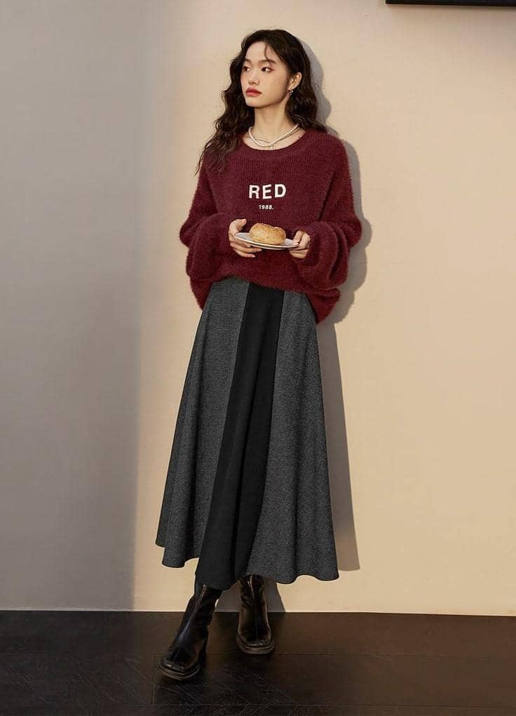 Rok abu-abu cocok dengan baju warna apa? Ini pilihannya