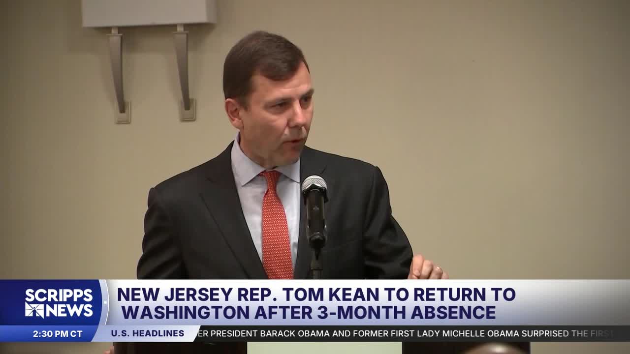 NJ Republican Rep. Tom Kean Jr. sets June 30 return date after ...